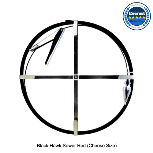 Black Hawk Sewer Rod / Plehe (Choose Size) | Lazada PH