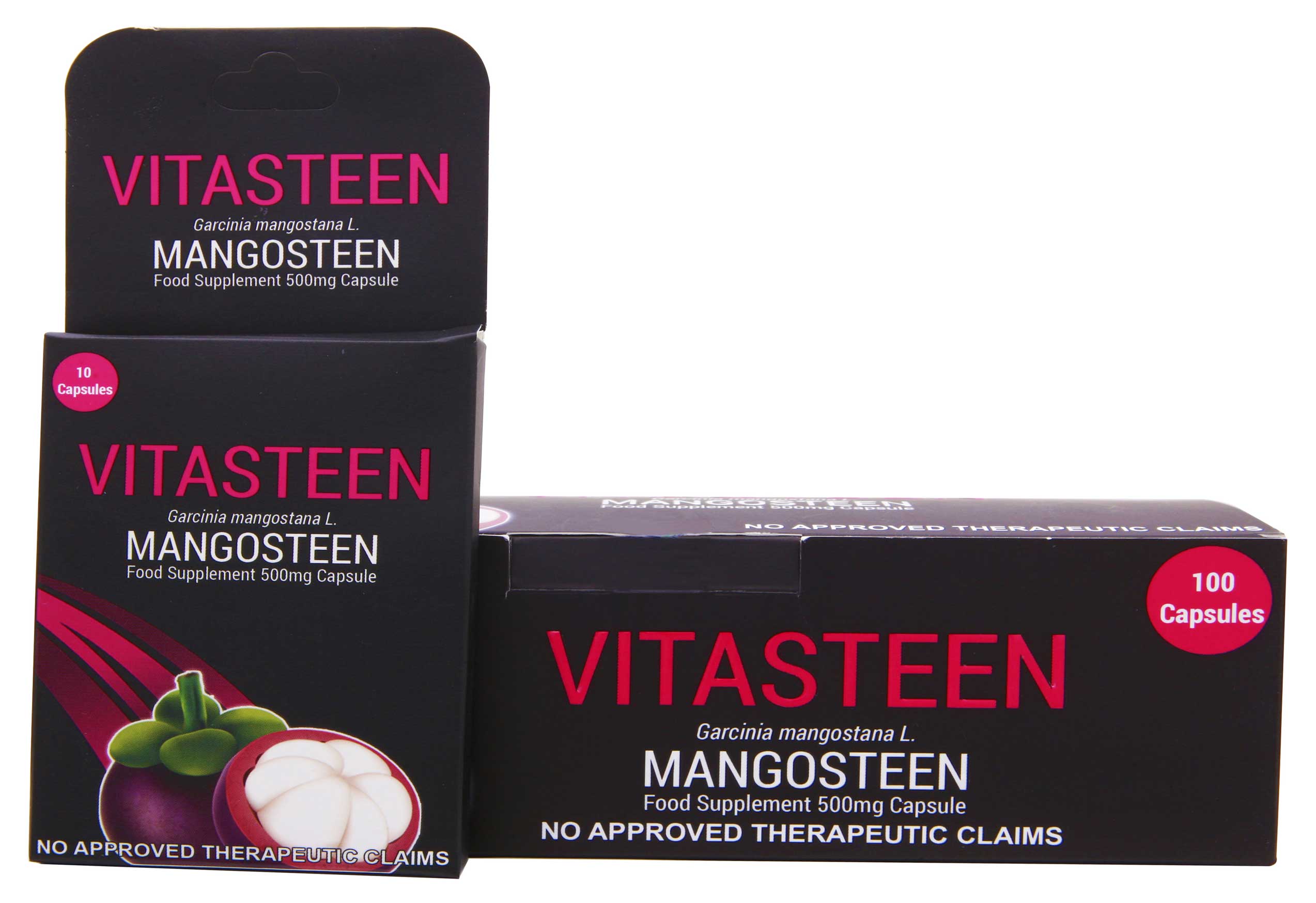 Vitasteen Garcinia Mangostana L. Mangosteen Food Supplement 500mg ...