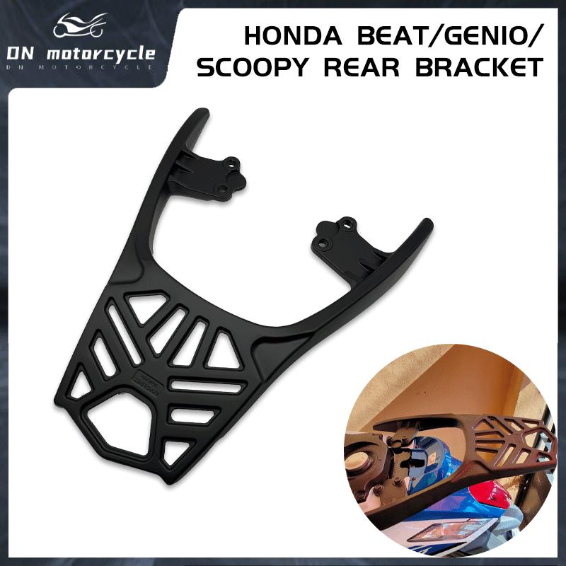 DN SHOP Rear Bracket for Honda Beat Fi / Genio / Scoopy Top Box Bracket ...