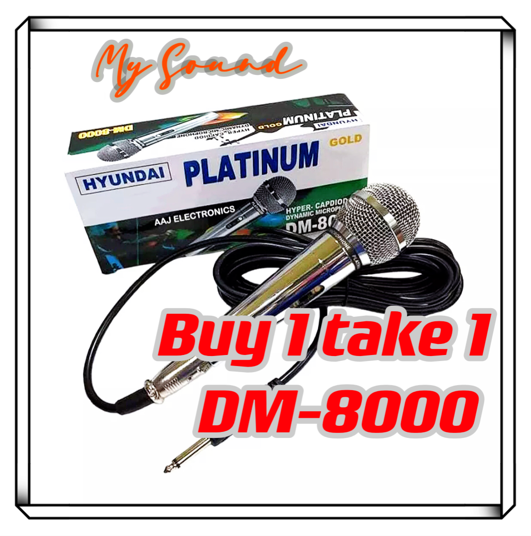 Videoke/Karaoke Machine DM-8000 BUY 1 TAKE 1 Hyundai Platinum DM-8000 Dynamic Microphone ...