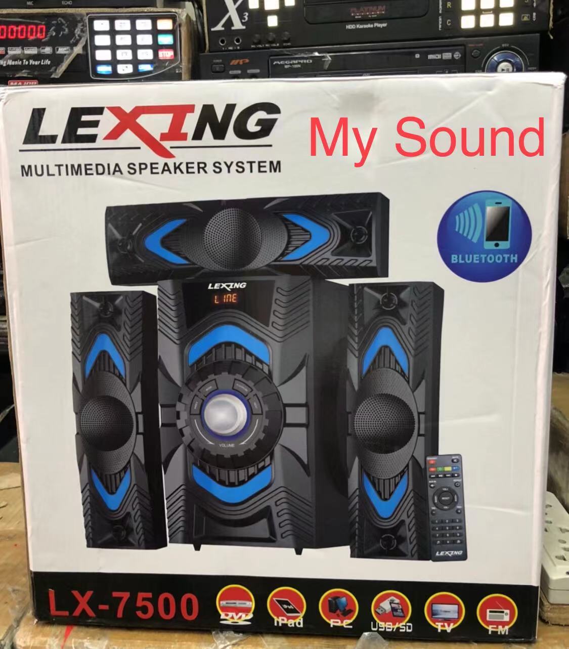 NEW! LeXing 3.1 Multimedia Speaker System with USB/BT/SD connectivity ...