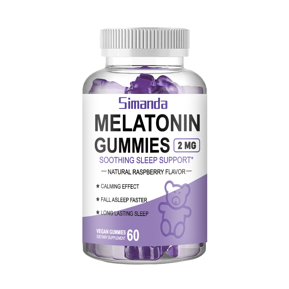 Melatonin Gummies Sleep Improvement Help Stress Anxiety / Natural Sleep ...