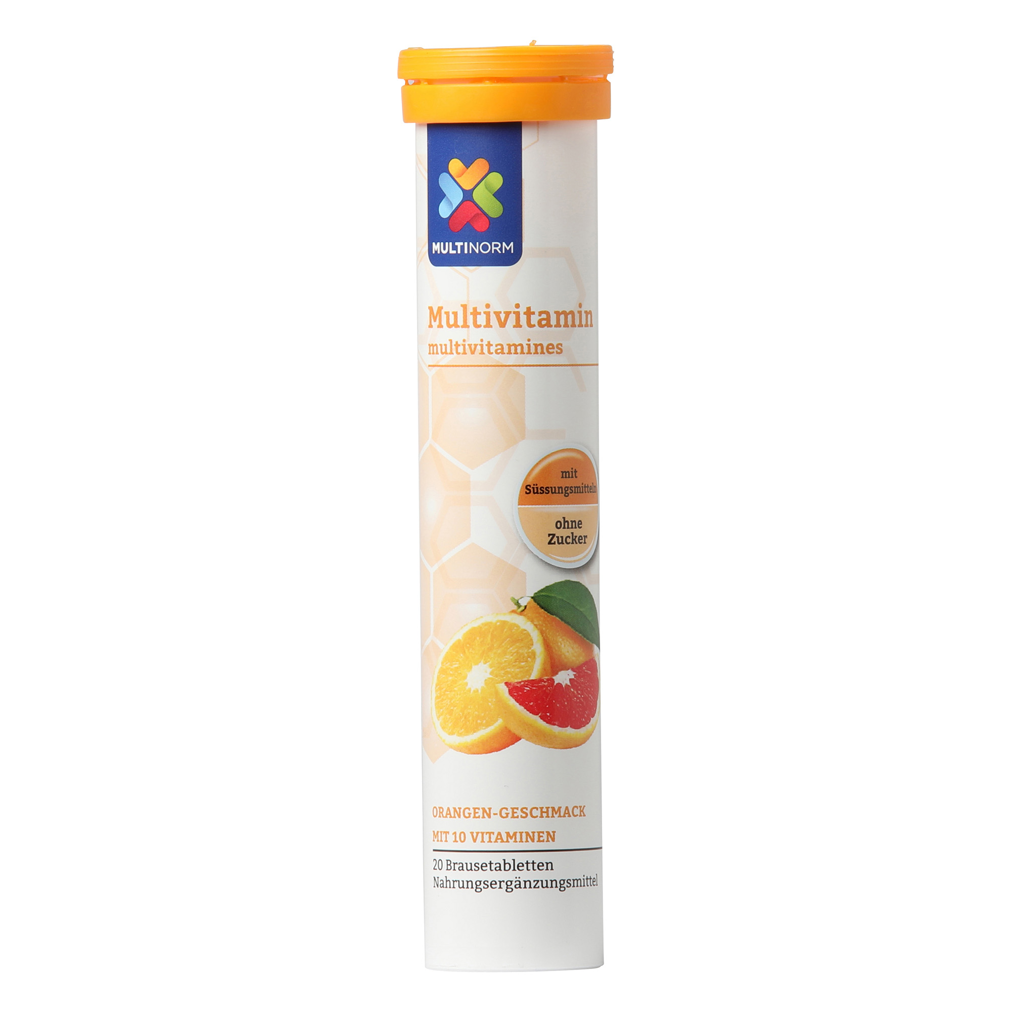 MULTINORM multivitamin effervescent tablets 80 g - Orange Flavour ...