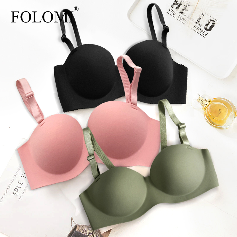 Folomi Bra for Women Sale Wireless Underwear Seamless Bra Push Up Bra ...