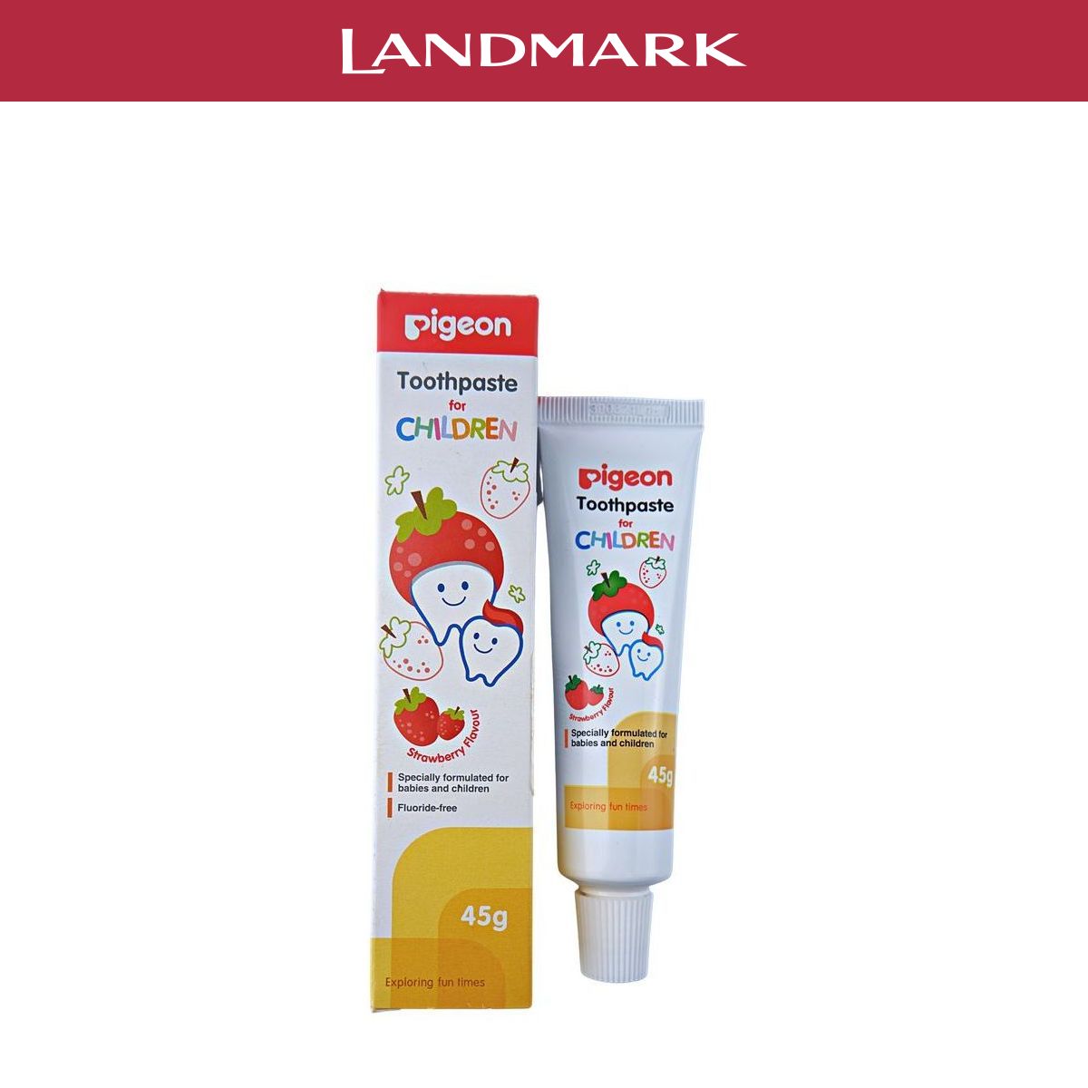 Pigeon Children's Toothpaste Strawberry 45g | Lazada PH