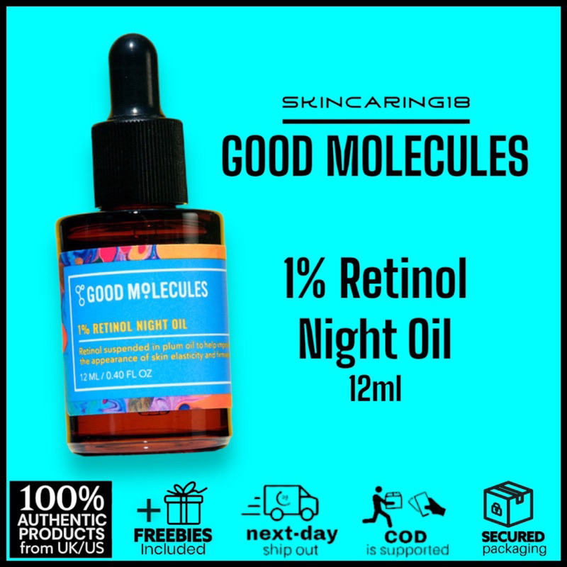GOOD MOLECULES 1% Retinol Night Oil 12ml by SkinCaring18 | Lazada PH