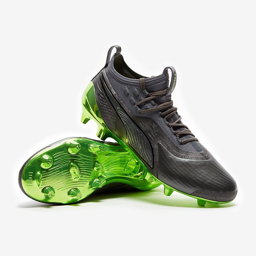 PUMA One 19.1 Limited Edition FG/AG Aged Silver /Charcoal Grey /Fizzy ...