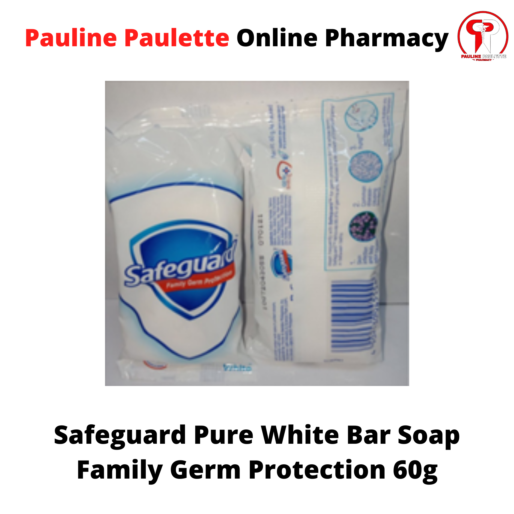 Safeguard Pure White Bar Soap Family Germ Protection 60g | Lazada PH