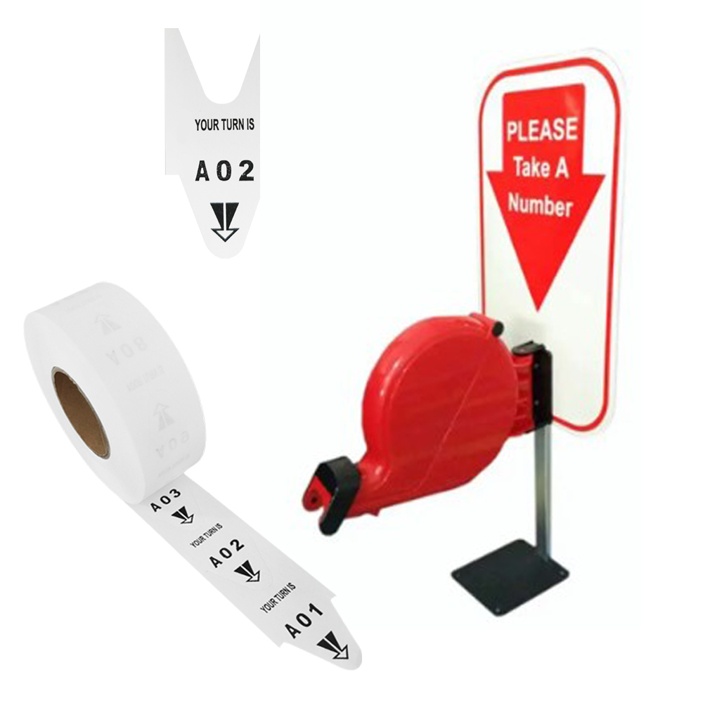 Ticket Stubs Roll Paper Turn Ticket Paper Rolls for Queuing Number ...