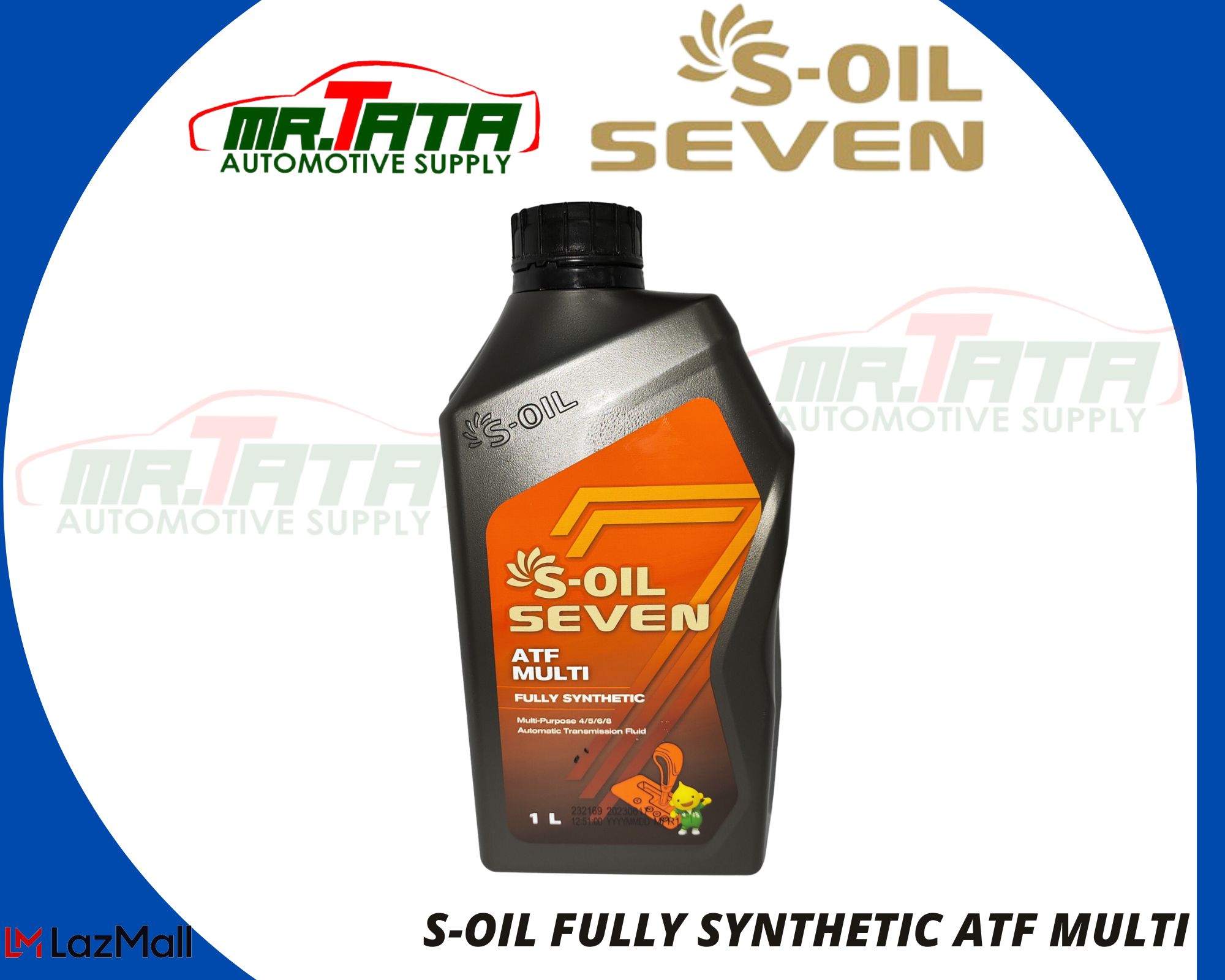 S-Oil Seven Fully Synthetic Transmission Oil ATF Multi (S-Oil7) | Lazada PH
