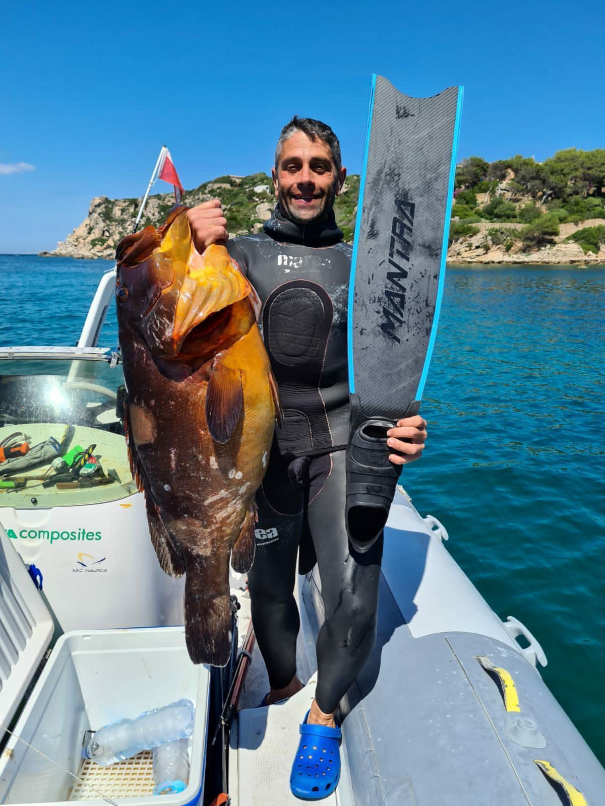 Italy CETMA Mantra free diving flippers pure carbon fiber long flippers ...