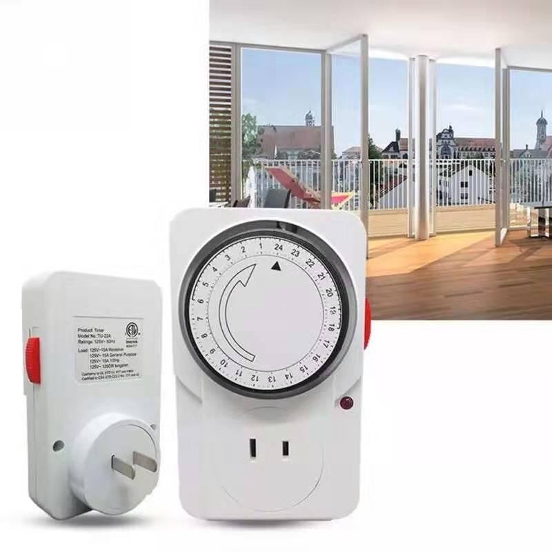 24-hour automatic shutdown timer multi-function power outlet energy ...