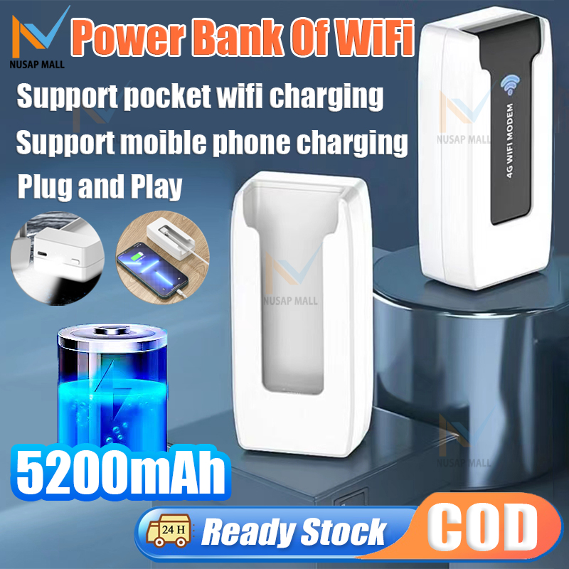 【Philippines Stock】Portable Wireless LTE Wi-Fi Router 4G LTE SIM Card 150Mbps USB Modem WiFi ...