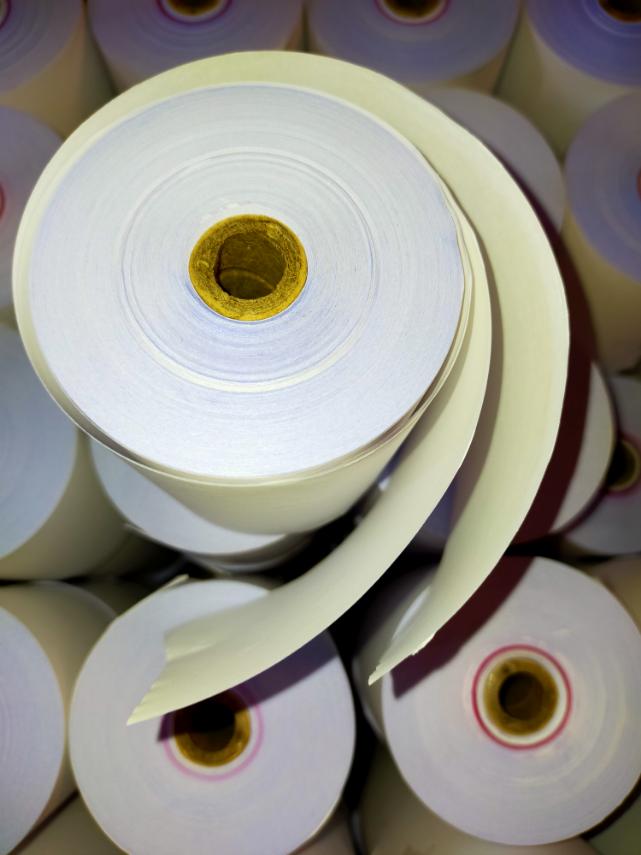 2 PLY Carbonless POS Journal Tape / Cash Register Tape 76mm x 70mm (1 ...