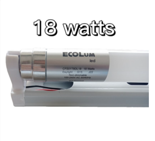 Ecolum LED T8 Tube & Box Type Set / 9 watts and 18 watts / Good Quality ...