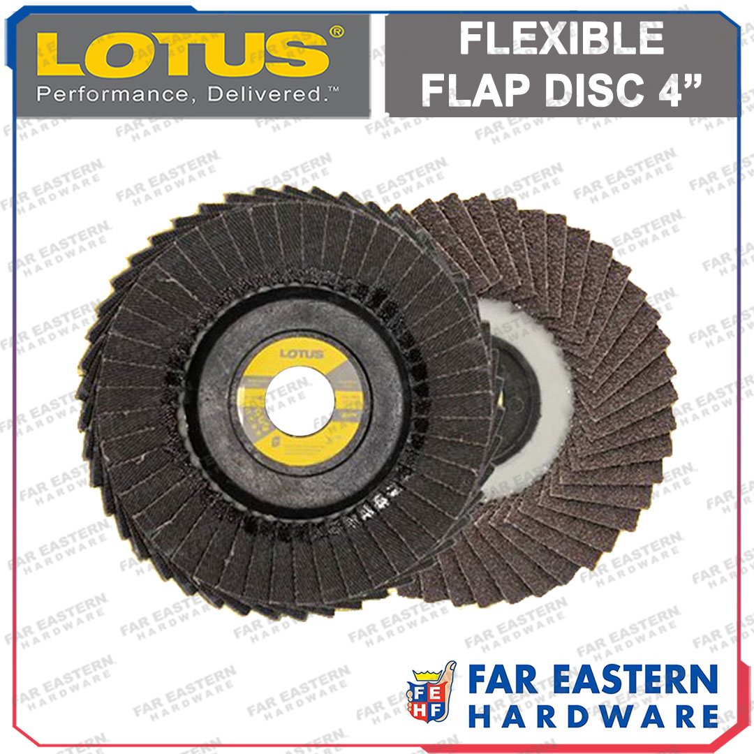 LOTUS Flexible Flap Disc 4" #60 #80 #100 #120 LTAC | Lazada PH
