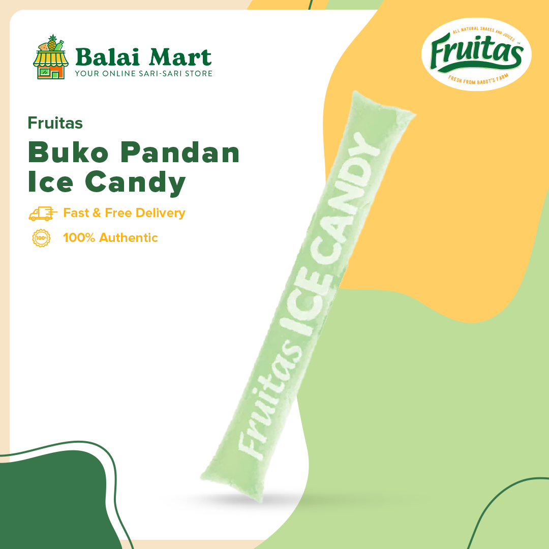 Fruitas Buko Pandan Ice Candy 1pc - Dessert | Lazada PH