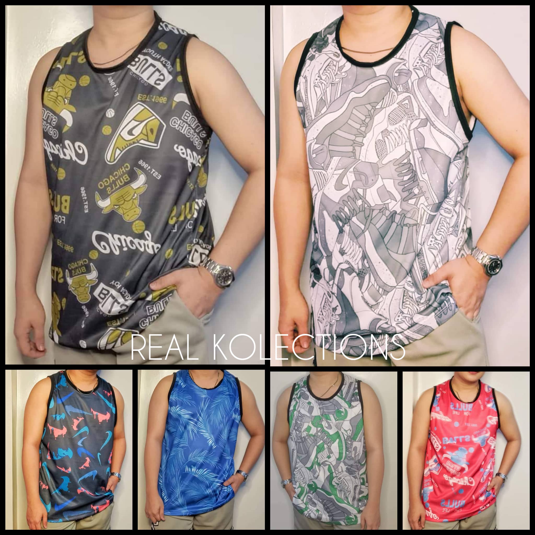 SET OF 3 PRINTED DRIFIT SANDO FOR MEN | Lazada PH