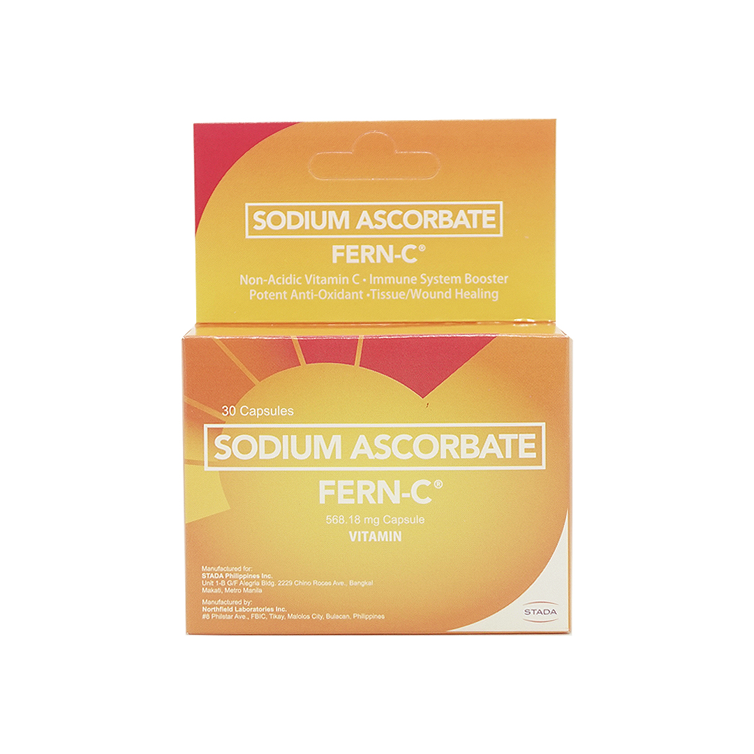 FERN-C Sodium Ascorbate 568.18mg 30 capsules | Lazada PH