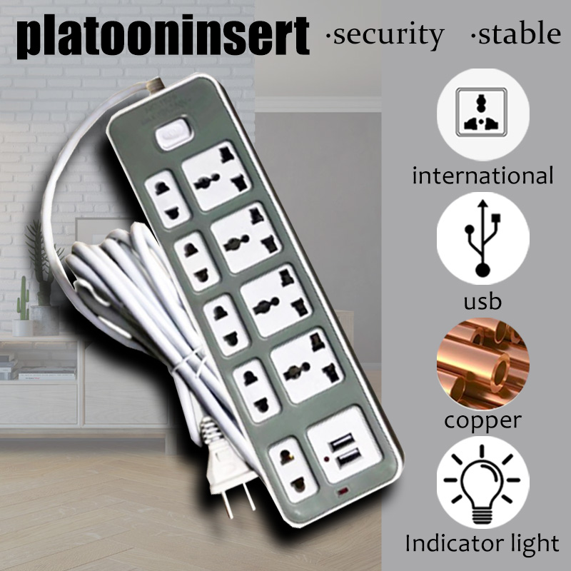 Best Selling Original Heavy Multifunction Socket Plug Universal Socket Power Strip With 9 Power