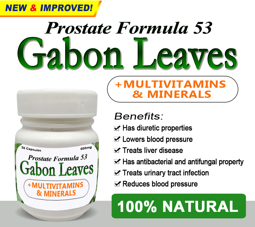 PROSTATE FORMULA 53 GABON LEAVES CAPSULE + Multivitamins & Minerals ...