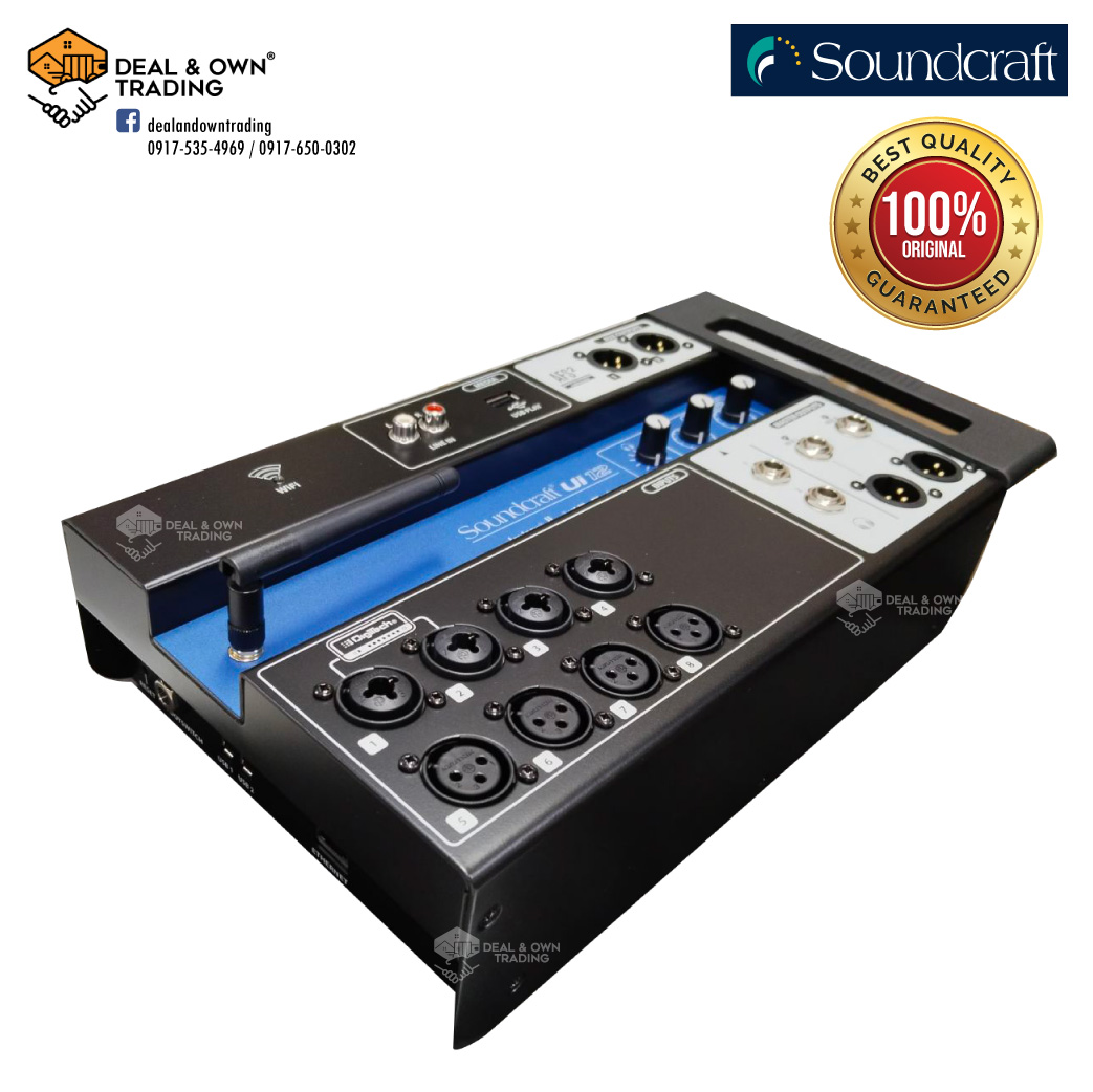 Original Soundcraft Ui12 12-channel Digital Mixer/USB Multi-Track ...
