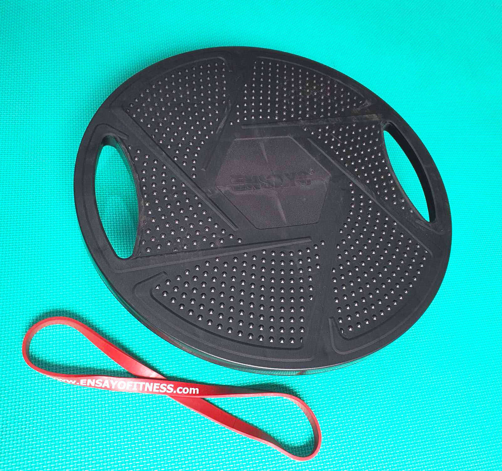ENSAYO Plastic BALANCE BOARD With FREE Band Durable Non-Slip Stability ...