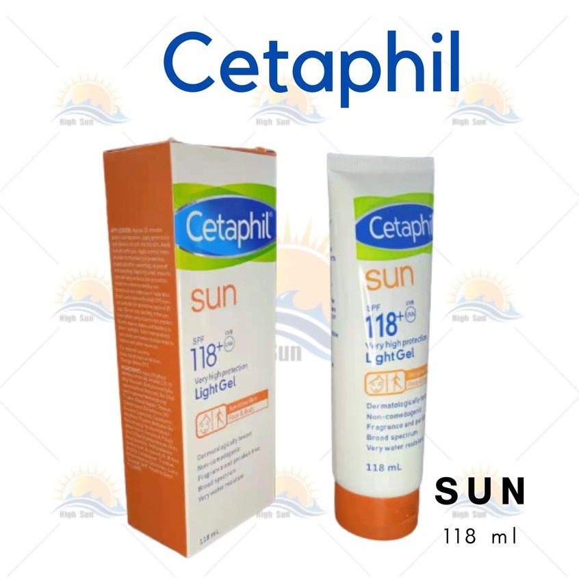 Cetaphil Sunblock SPF 118+ Light Gel (Face & Body) 118ml/sunscreen ...