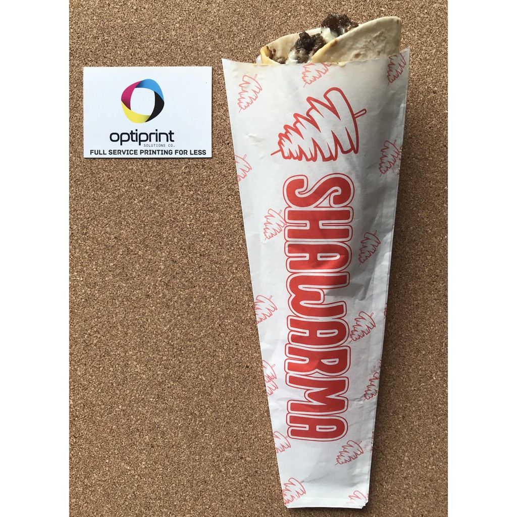 Shawarma Wrapper with Design Greaseproof Paper⊿ | Lazada PH