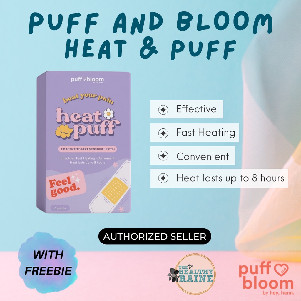 PUFF AND BLOOM Heat Puff - Air Activated Heat Menstrual Patch WITH ...