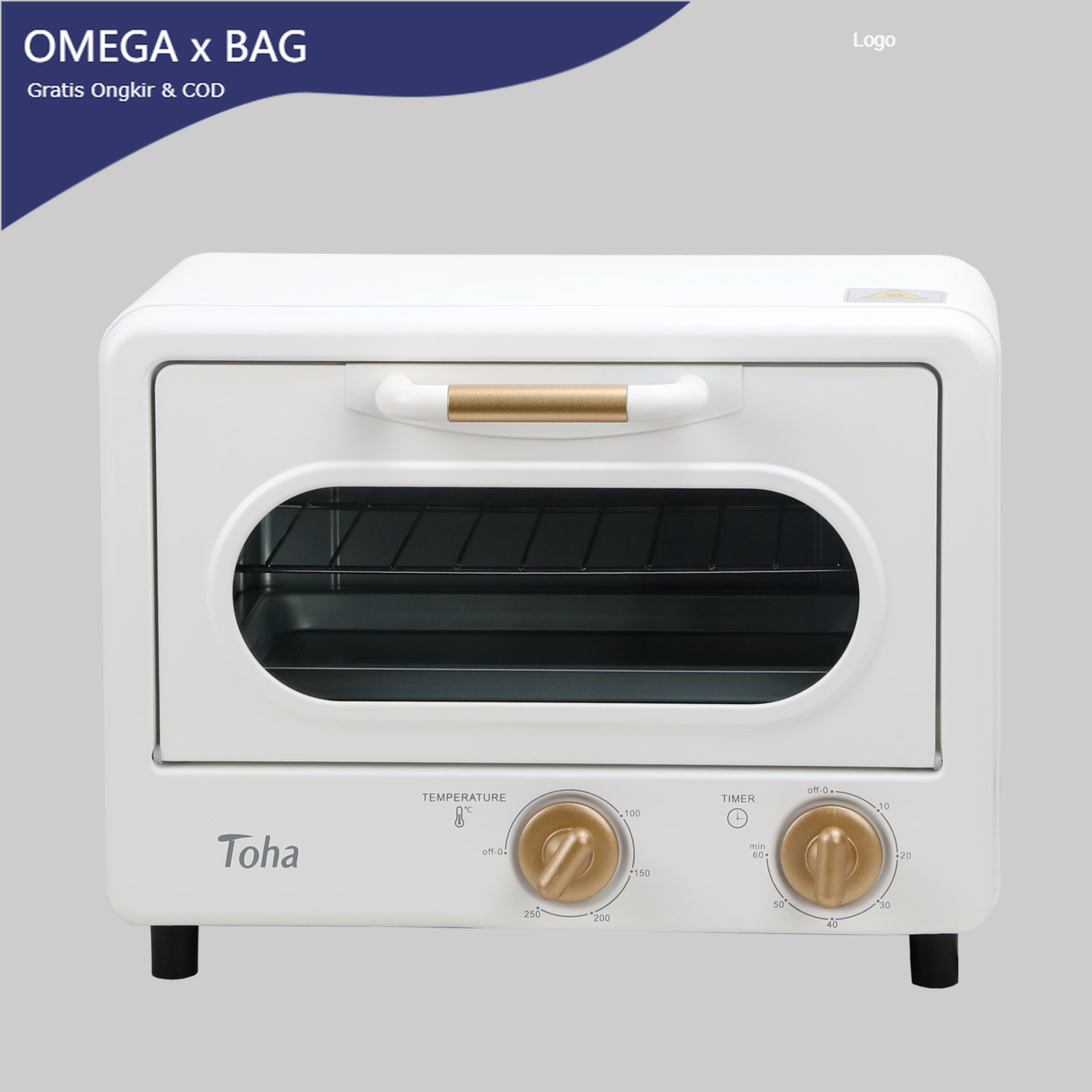 OMEGA 12L Toha Electric Oven 2Layer multifunctional baking kitchen ...