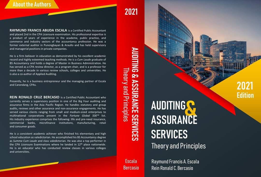AUTHENTIC AUDITING&ASSURANCE SERVICES Theory and Principles 2021 ...