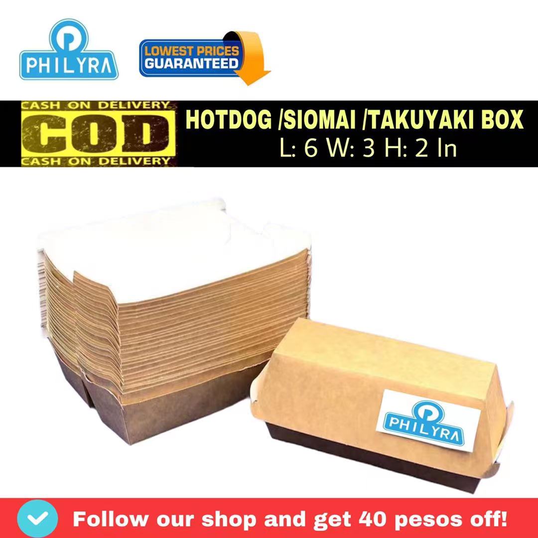 Hotdog-Takuyaki-Siomai Box 25 or 50 pcs. | Lazada PH
