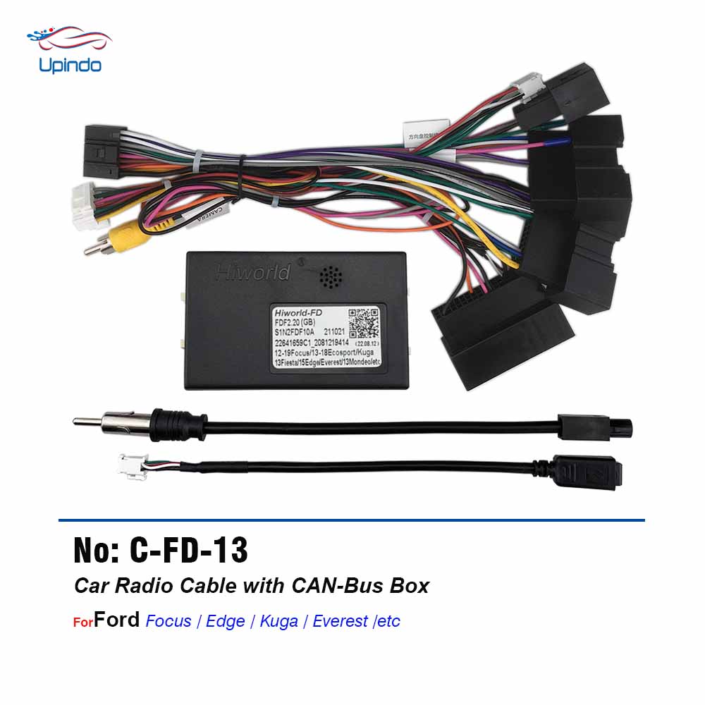 Car Radio Cable Android Head unit Power Wiring Harness Socket Connector ...