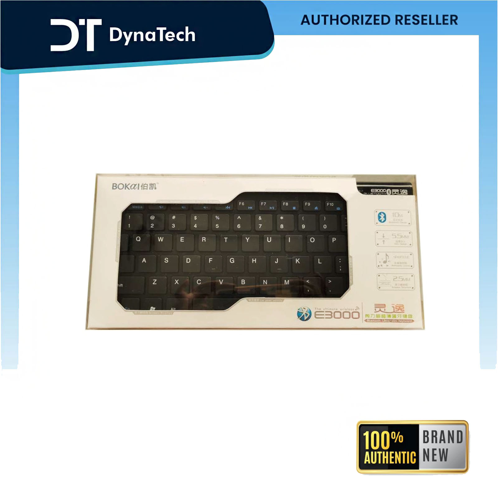 BOKAI E3000 Bluetooth Ultra-slim Keyboard Black | Lazada PH