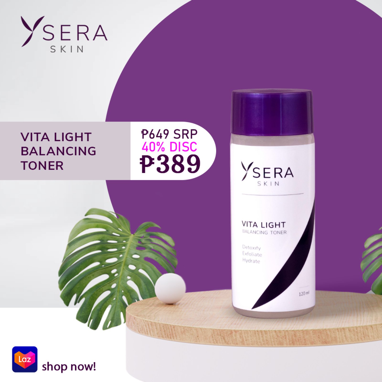 YSERA SKIN Vita Light Balancing Toner | Lazada PH