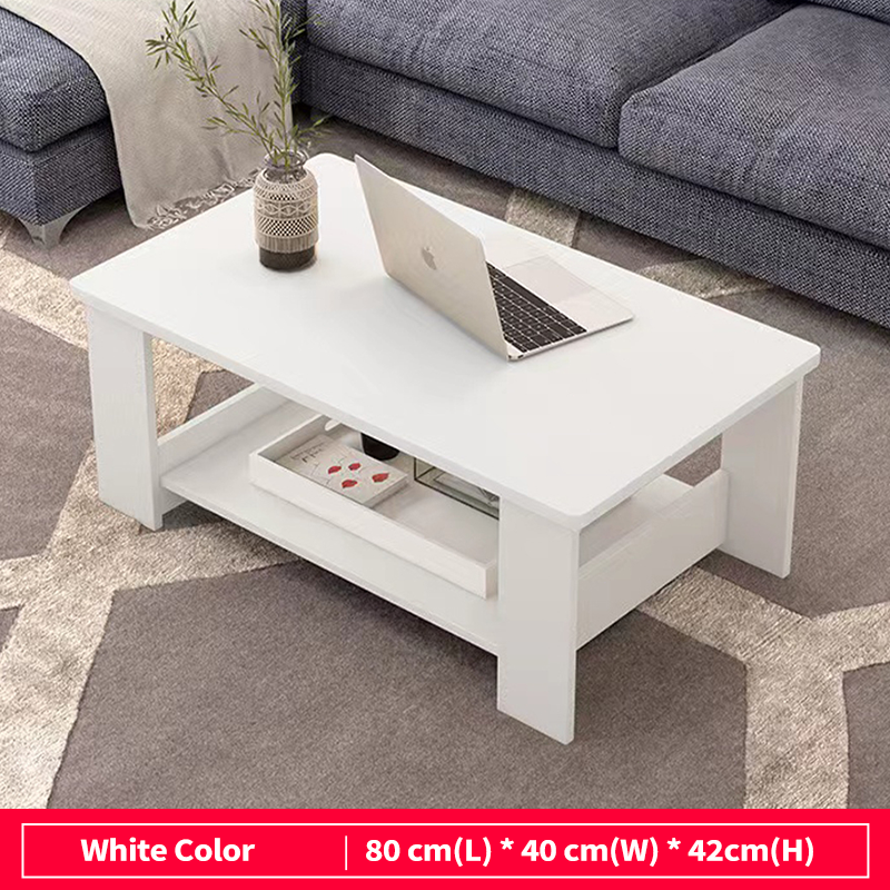 Topehome Tea Table Sofa Table for Living Room Center Table With Storage ...