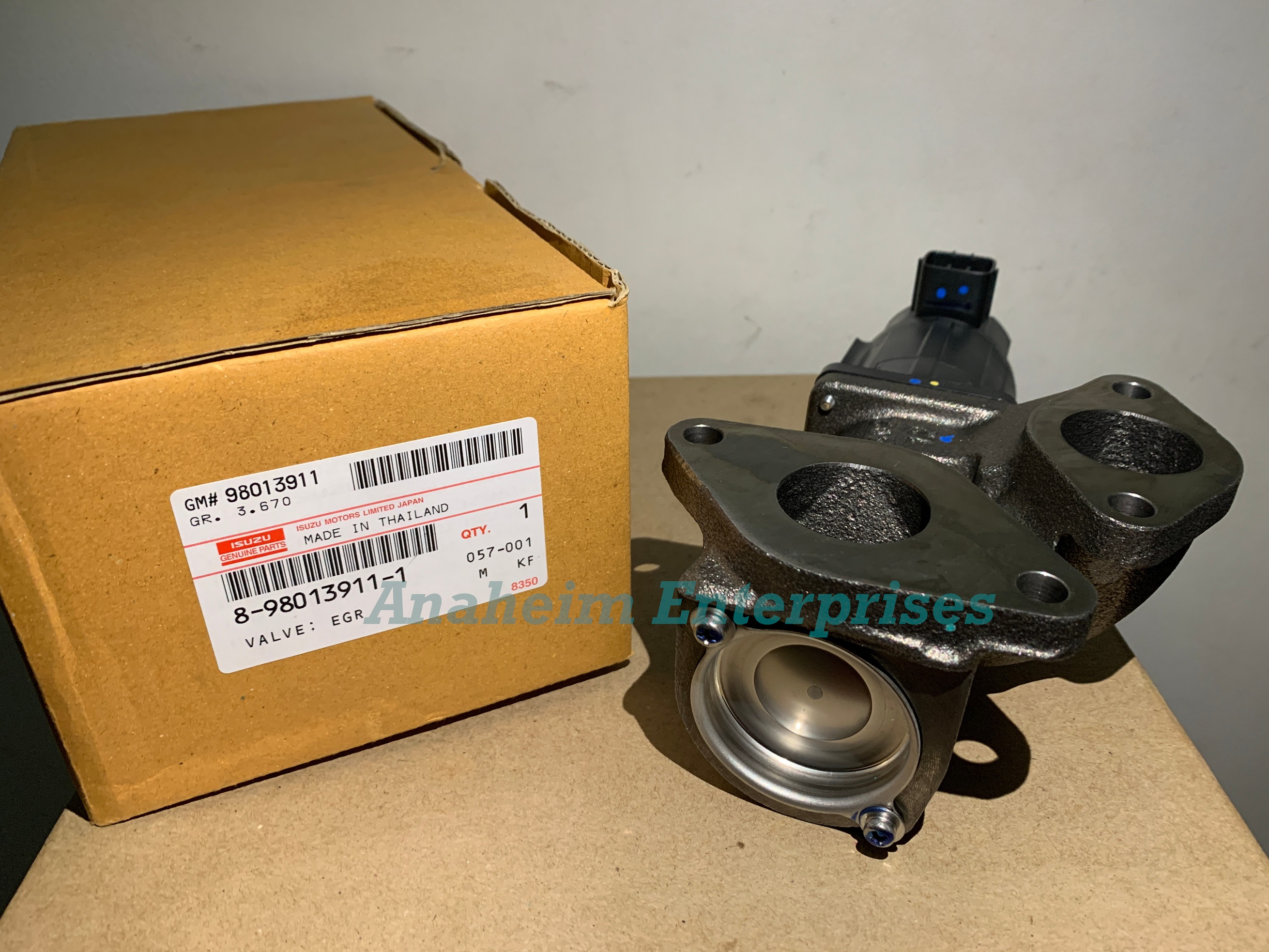 Isuzu Altera 2005 - 2013, DMax 2004 - 2011 EGR Valve - 8-98013911-1 ...
