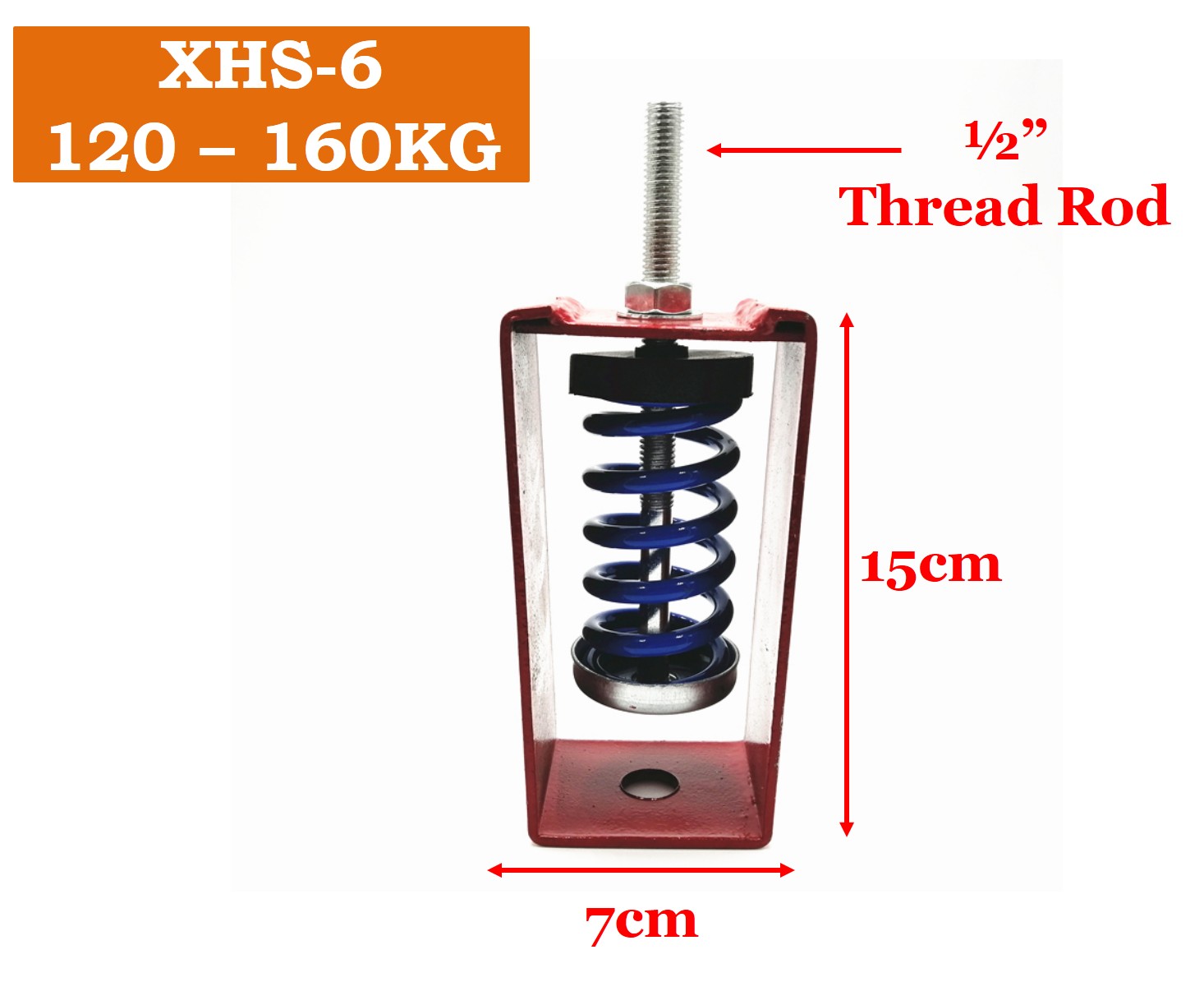 4pcs - Cassette/Floor Spring Mount Vibration Isolator for Air ...