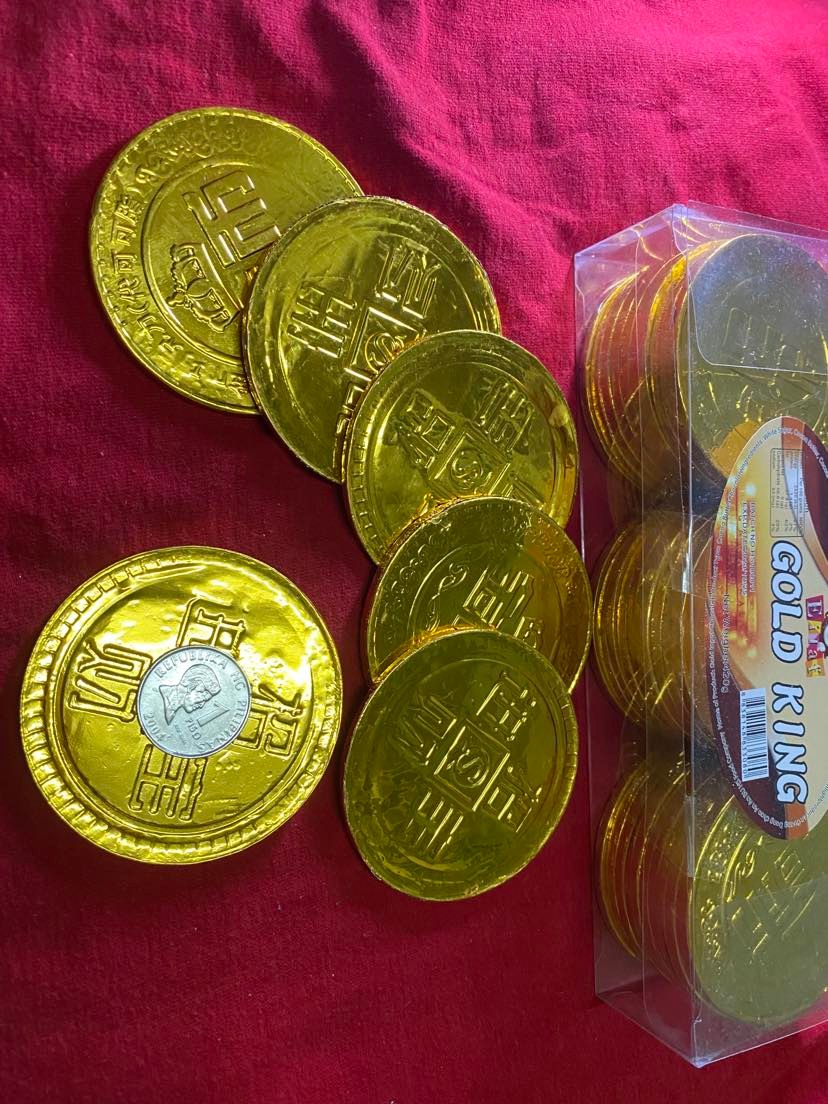 LUCKY EXTRA BIG CHOCOLATE COINS - 30 pieces in a pack - Lootbags Filler ...