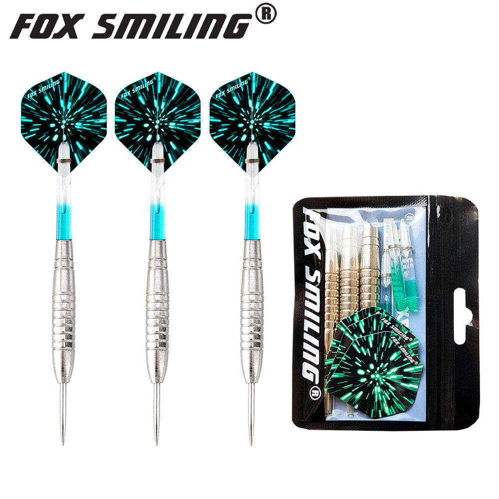 Fox Smiling 3PCS 23g Professional Steel Tip Darts Pin With Nylon Shafts ...