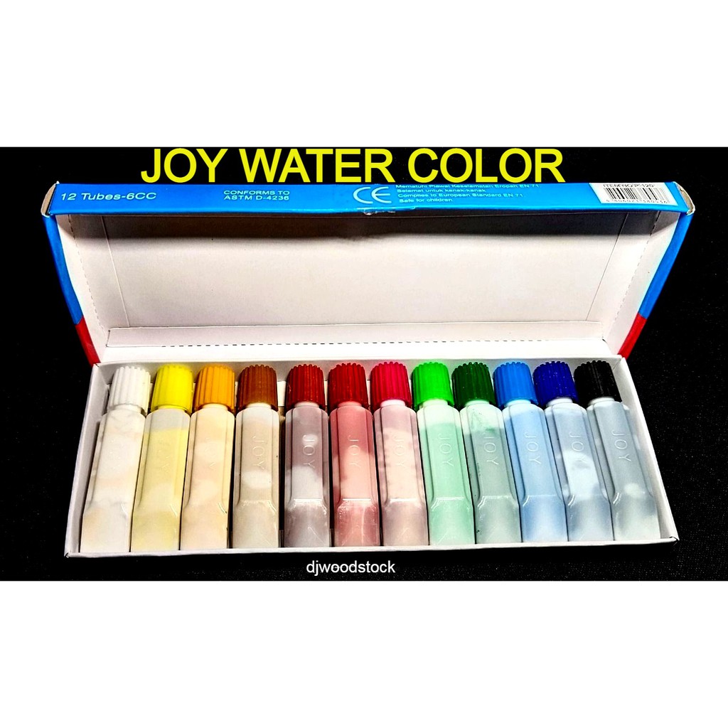 JOY WATER COLOR, JOY WATER COLOUR, 12 TUBES | Lazada PH