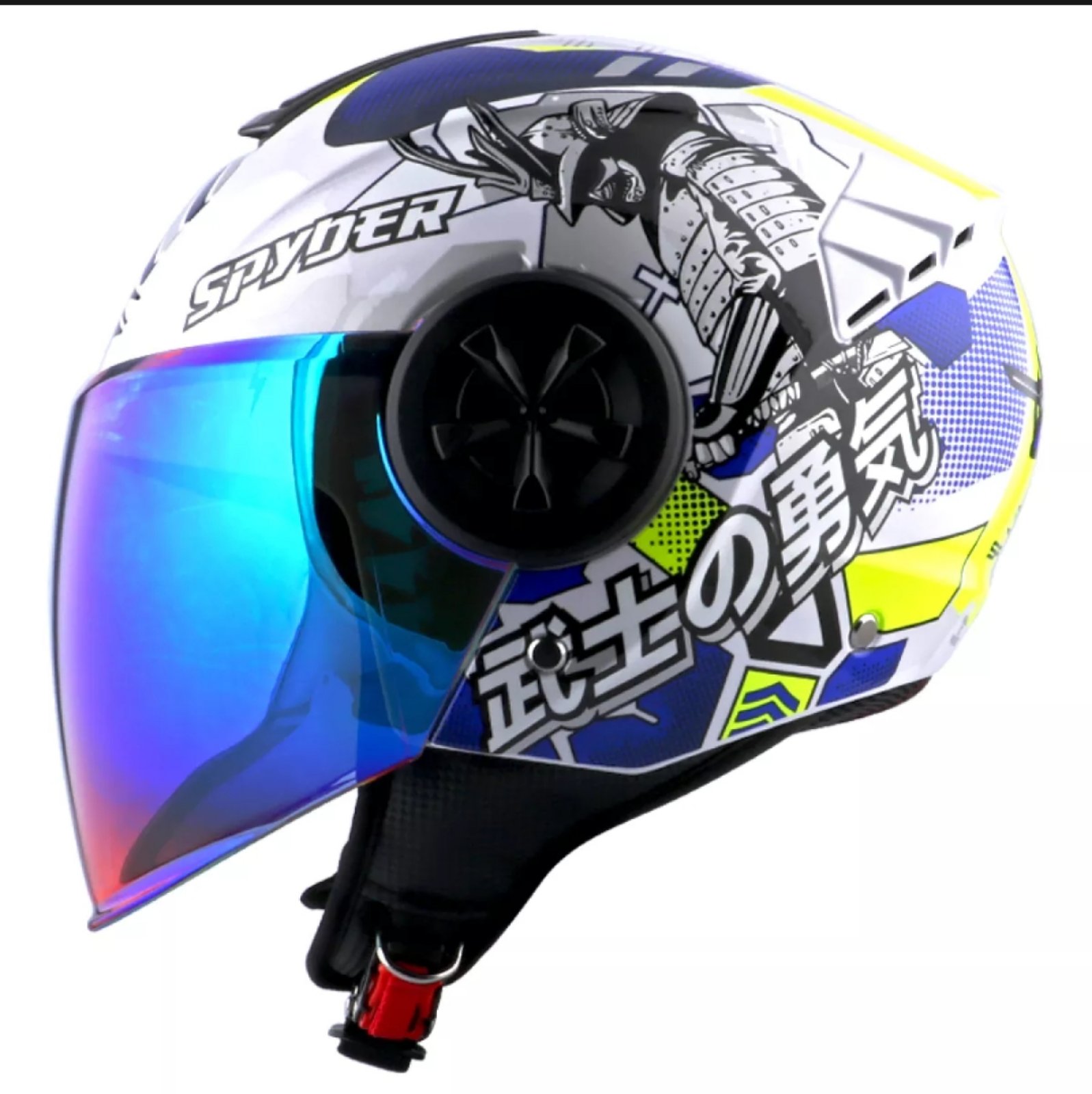 SPYDER Half Face Reboot Ronin White and Blue affordabuyph | Lazada PH