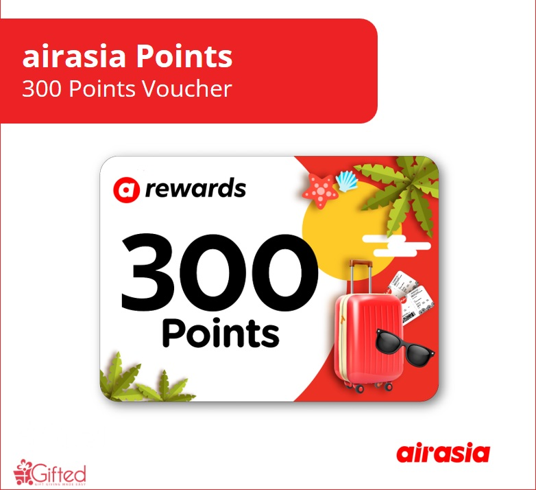 airasia Points – 300 Points Voucher | Lazada PH