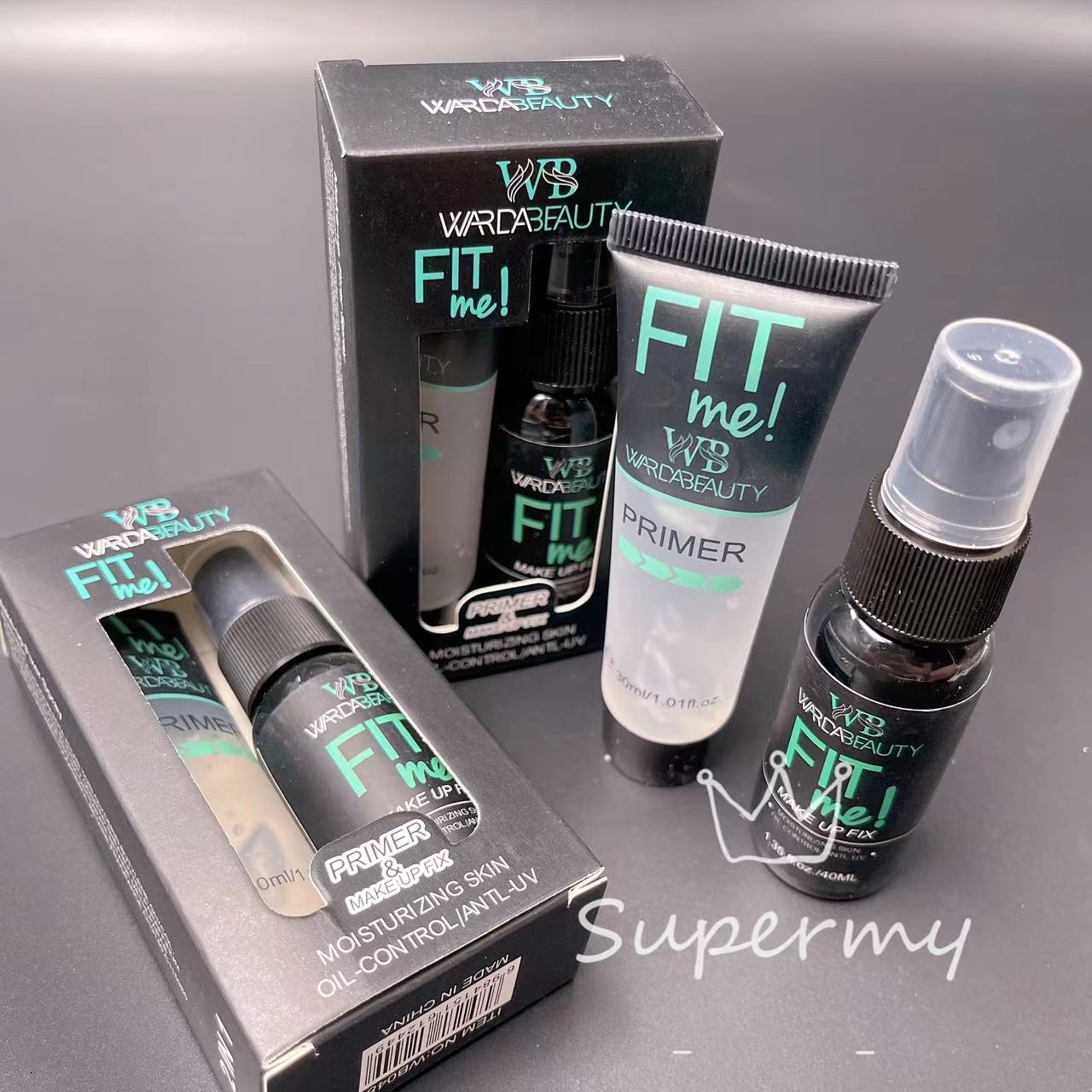 NEW FIT ME 2in1 primer & make up fix moisturizing skin oil -control ...