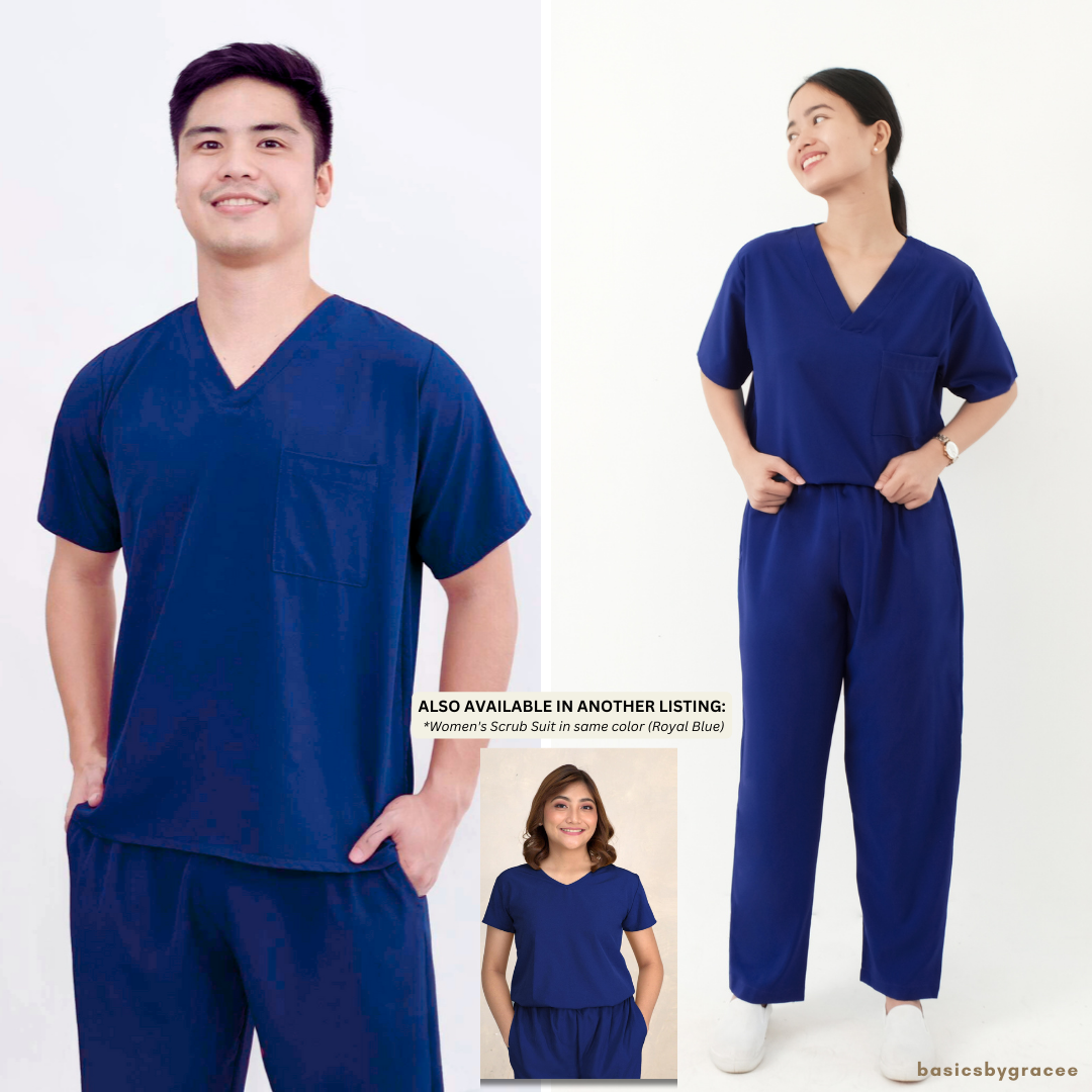 5 Pocket Unifit Scrub Suit (Unisex) | HTP Basics Scrub Suit | Medical ...
