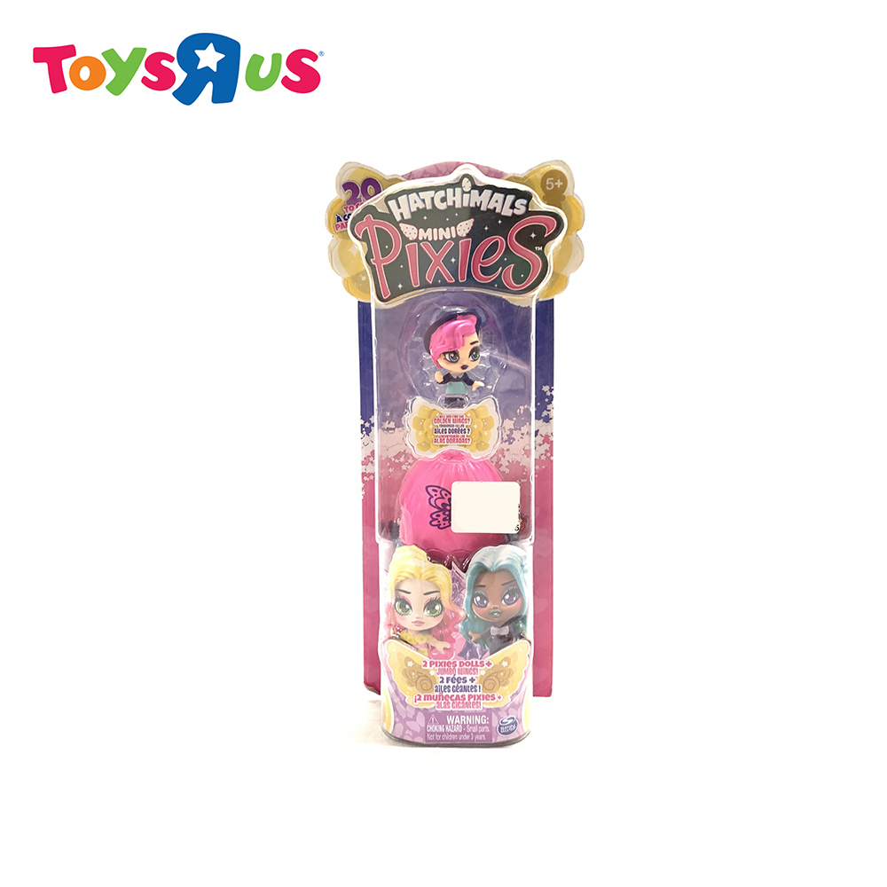 Hatchimals Mini Pixies 2 Pixies Doll + Jumbo Wings (Firefly Heidi ...