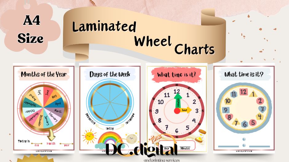 Wheel charts , Educational charts | Lazada PH