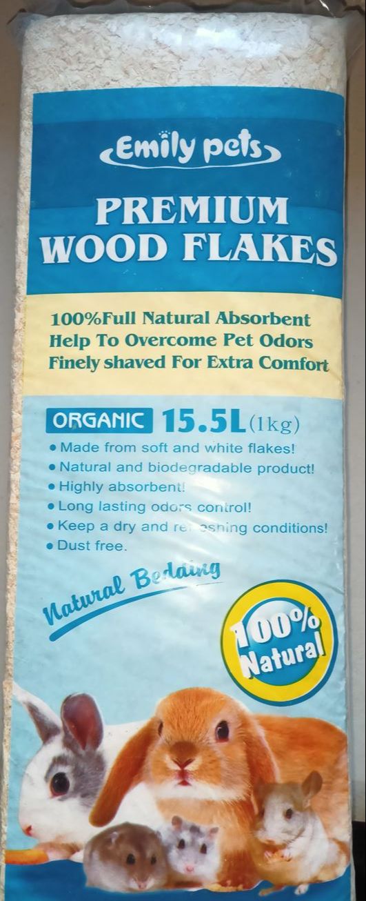 Emily Wood Flakes 1Kg / Hamsters Shavings / Hamsters Beddings 1kg ...