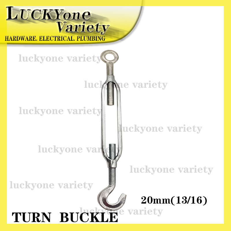 GALVANIZED IRON TURN BUCKLE SIZES: 5/16, 3/8, 1/2, 14mm , 5/8, 3/4 ...